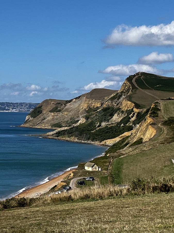 Cornwall in the Summer Cliffs Meet the Sea Stock Image - Image of meet ...
