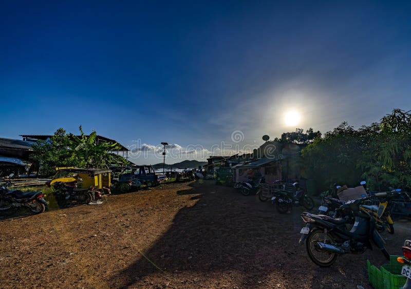 Coron city, Philippines editorial stock image. Image of delta - 184356159