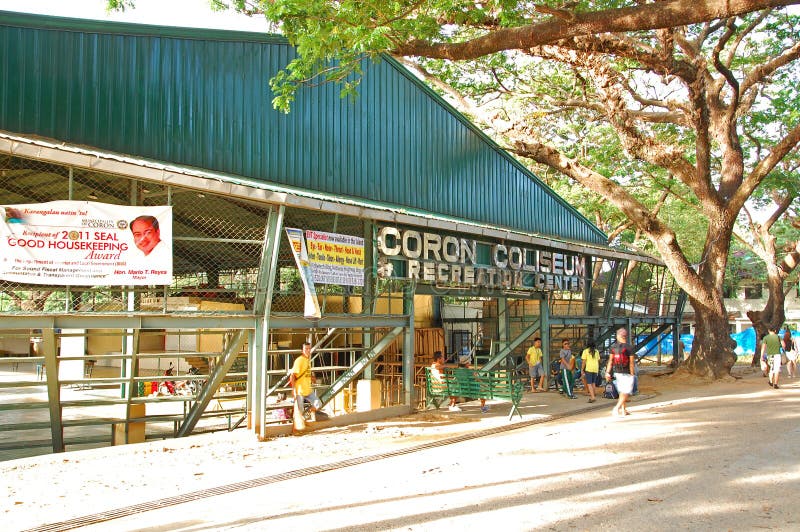 Coron Coliseum and Recreation Center Facade in Coron, Palawan ...
