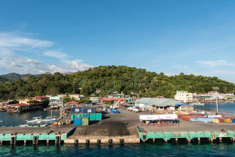 CORON, PHILIPPINES - JANUARY 28, 2018: Port of Coron. Philippines ...
