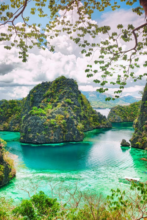 Coron lagoon stock photo. Image of paradise, lake, scenery - 19687386