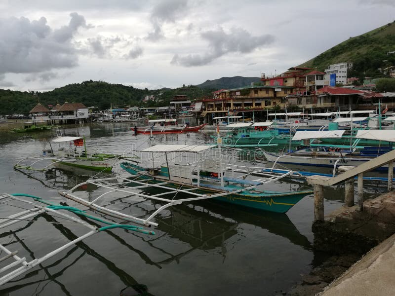 Port of Coron, Palawan, Philippines Editorial Photography - Image of ...