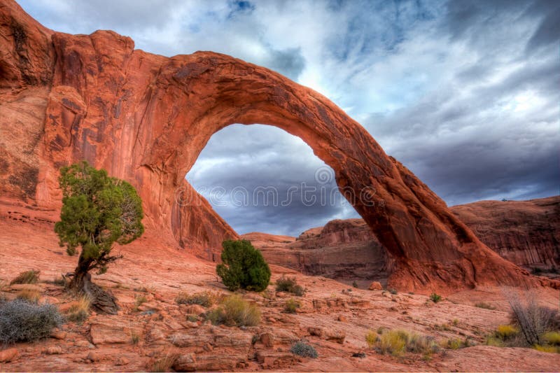 Corona Arch stock image. Image of canyonlands, canyonland - 17239215