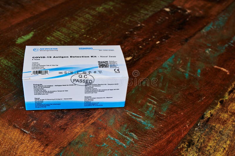 Corona Rapid Test Kit for Quick Testing Editorial Image - Image of ...