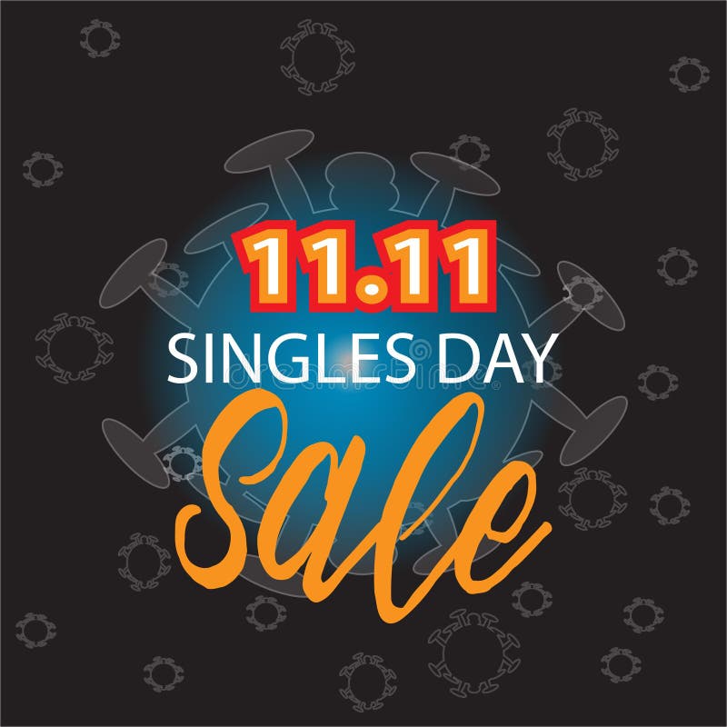 National Singles Day Sign stock vector. Illustration of isolated ...
