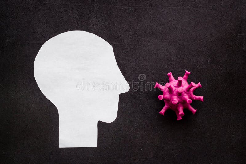 Corona Virus Covid-19 - Diagnostics Concept with Strain Virus Model and ...