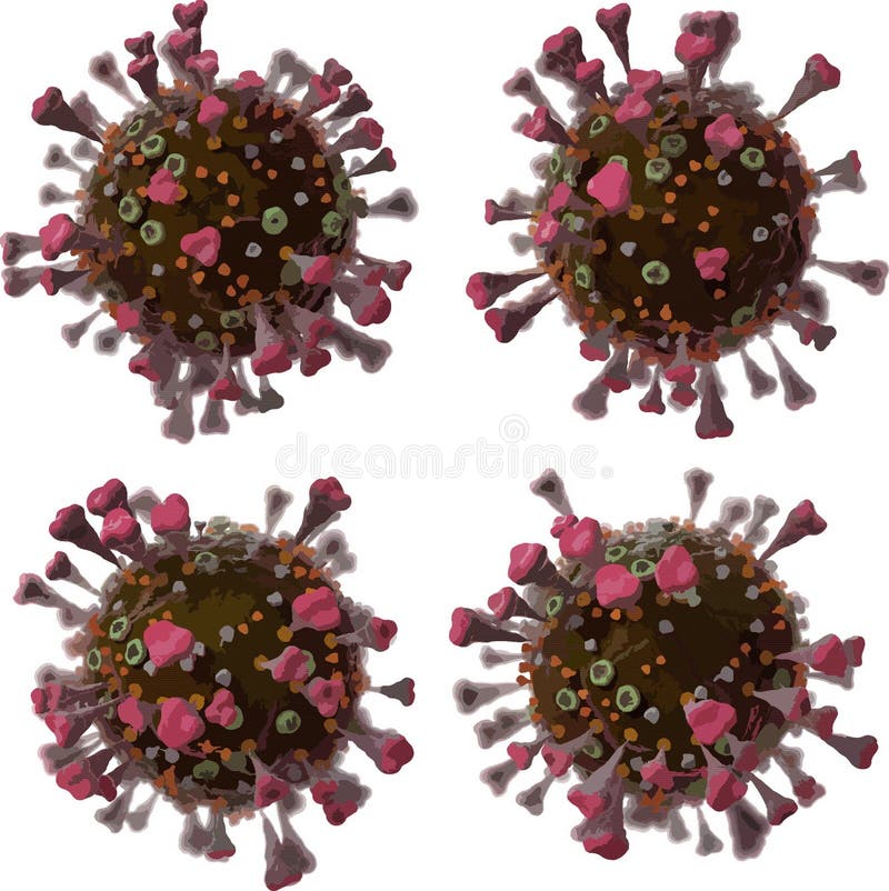 COVID - 19 COrona VIrus Sprite Sheet Texture Stock Image - Illustration ...