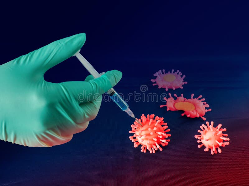 Corona Virus is Dying and Other Dead on Backgroun Stock Photo - Image ...