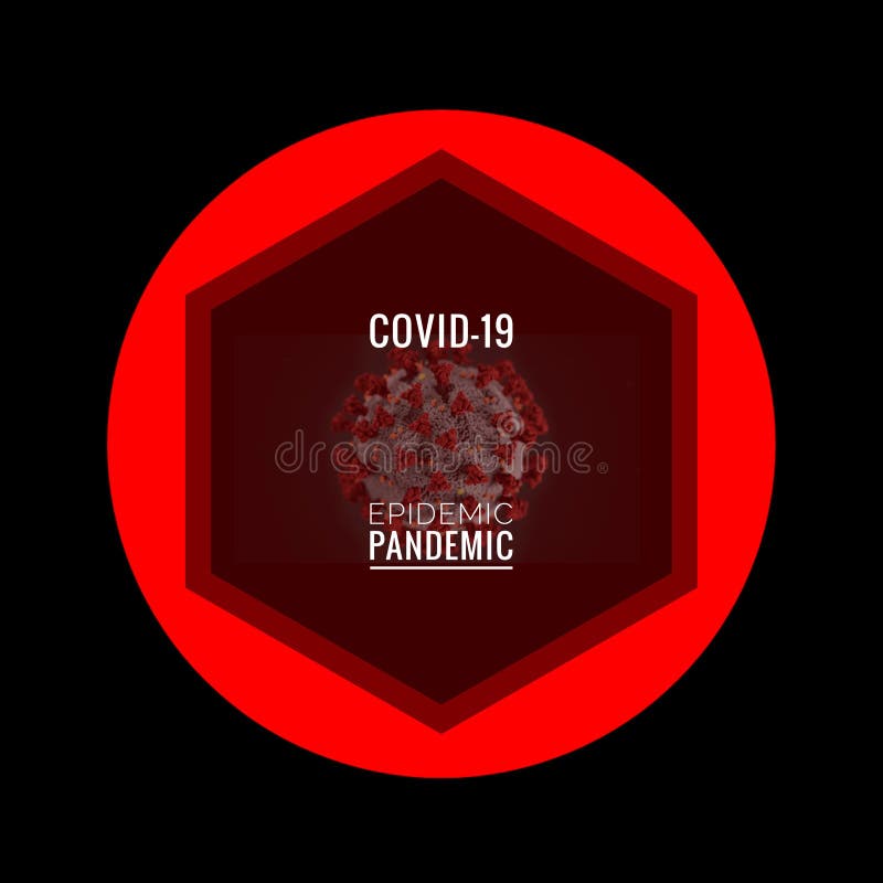 Corona virus poster . stock illustration. Illustration of poster ...