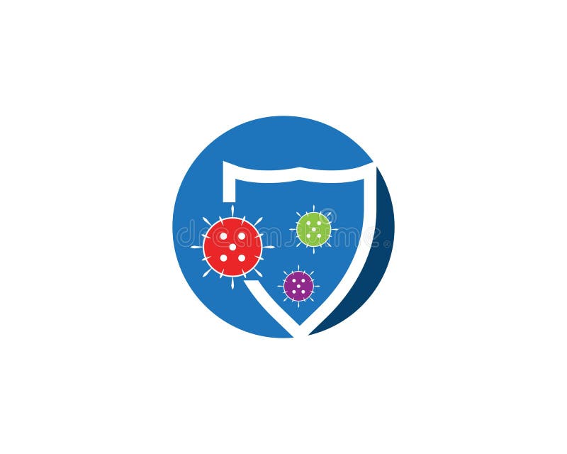 Corona Virus Protection Logo Vector Stock Illustration - Illustration ...