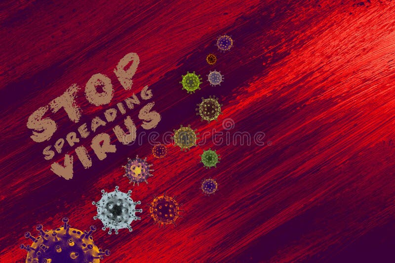 Corona Virus Risk Alert. Concept Stopping Spreading Corona Virus Stock ...