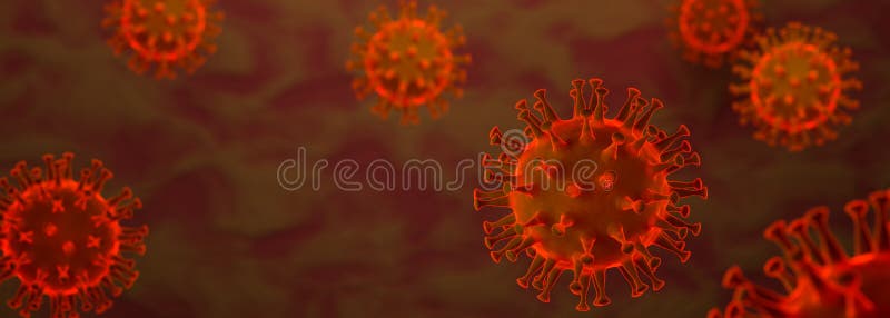 3d image of viruses stock illustration. Illustration of corona - 170770576