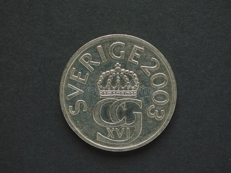 10 Coronas Suecas Y X28; SEK& X29; Moneda Imagen de archivo - Imagen de ...
