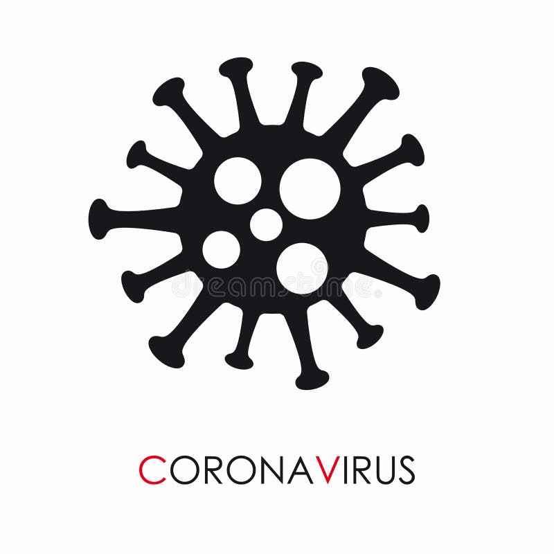 Coronavirus Bacteria No Infection Warning. Vector Illustrtion. Stock ...