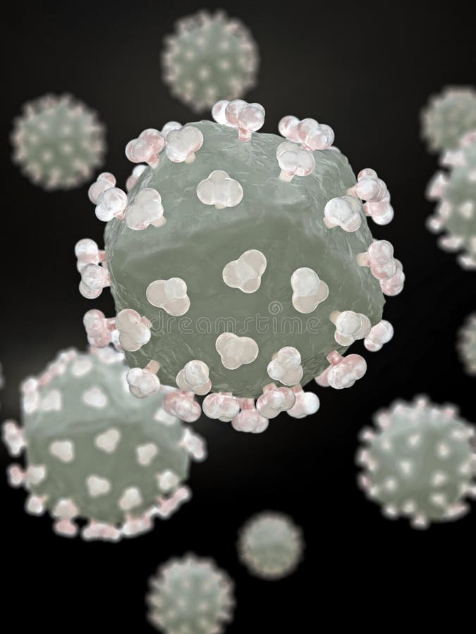 CoronaVirus Cells Invading Host Organism Causing Disease, COVID 19 ...