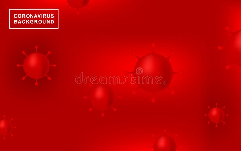 Coronavirus Covid-19 Background Design Template Stock Vector ...