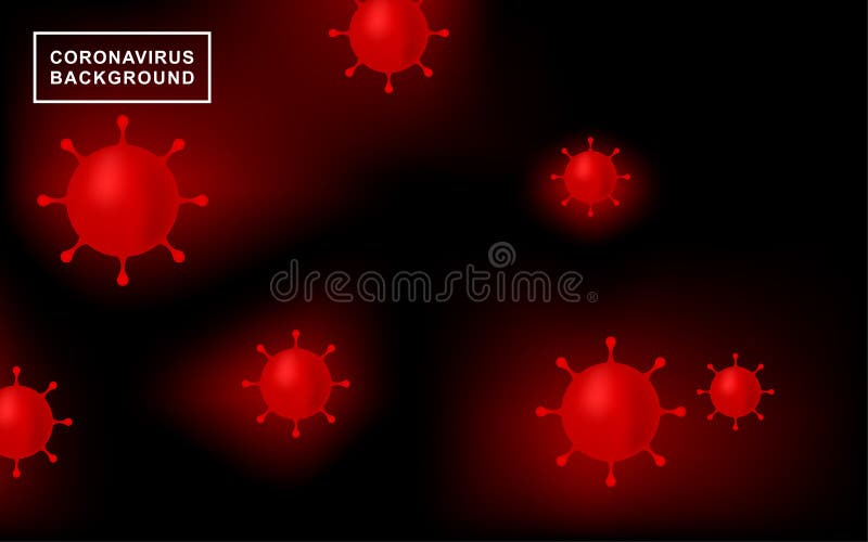 Coronavirus Covid-19 Background Design Template Stock Vector ...