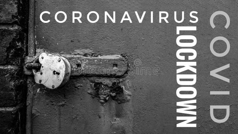 Covid-19 Disease Lock Down stock photo. Image of covid - 177530136