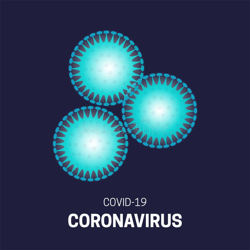 Coronavirus Covid-19 Illustration with Corona Virus Stock Vector ...