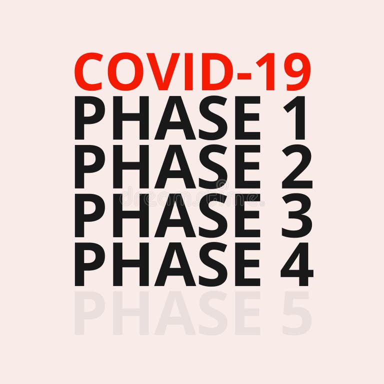 Coronavirus COVID-19 Lockdown Phase 4 Stock Illustration - Illustration ...