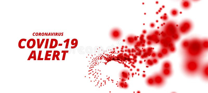 Coronavirus Covid-19 Pandemic Outbreak Alert Background Design Stock ...