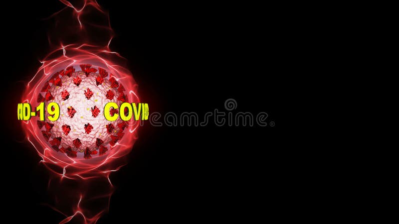 Coronavirus, Covid-19, Science Animation Background, Loop, 4k Stock ...