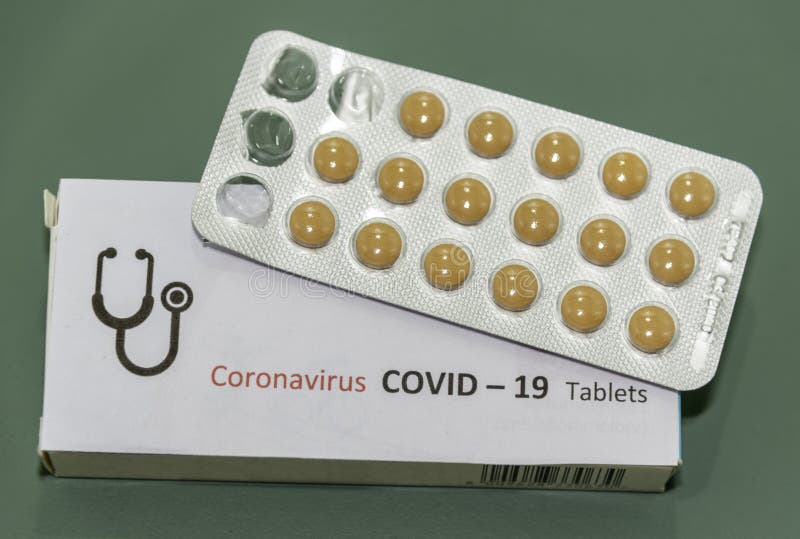 Coronavirus Covid 19 Tablets. Stock Image - Image of pandemic ...