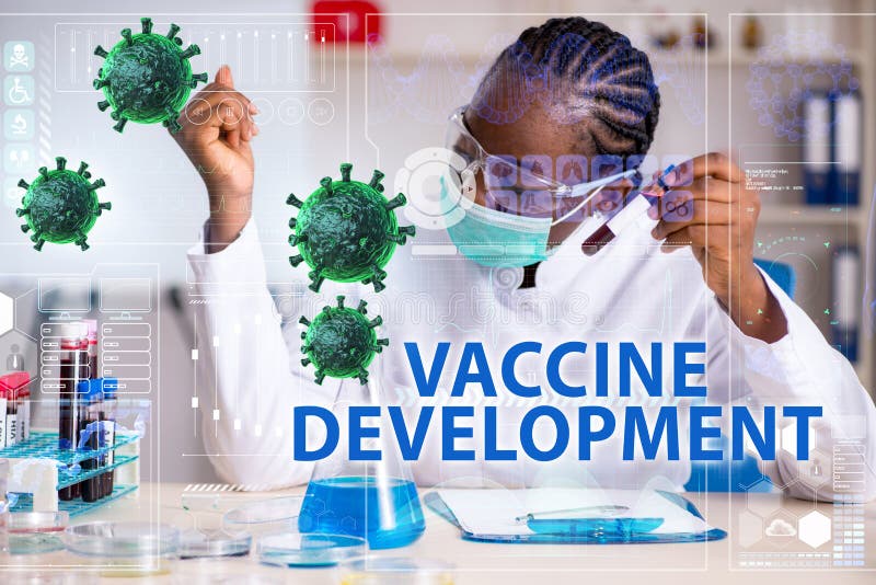 Coronavirus Covid-19 Vaccine Development Concept Stock Image - Image of ...