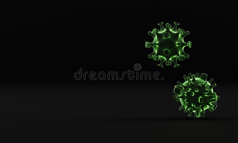 Coronavirus COVID-19 the Virus Model is Realistic Stock Illustration ...