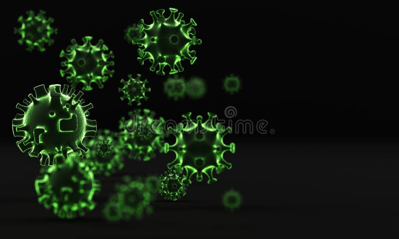Coronavirus COVID-19 the Virus Model is Realistic Stock Illustration ...