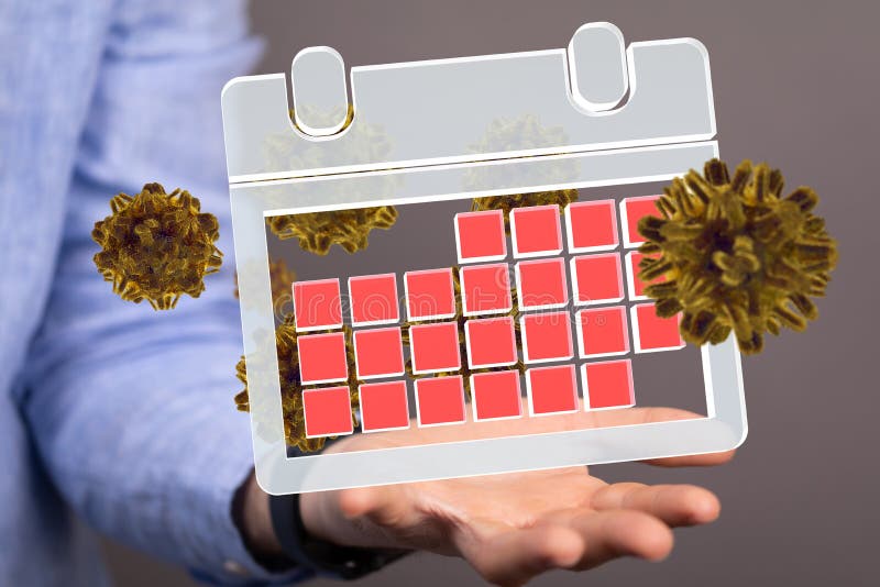 A Coronavirus Economic Impact Concept Image Stock Photo - Image of ...