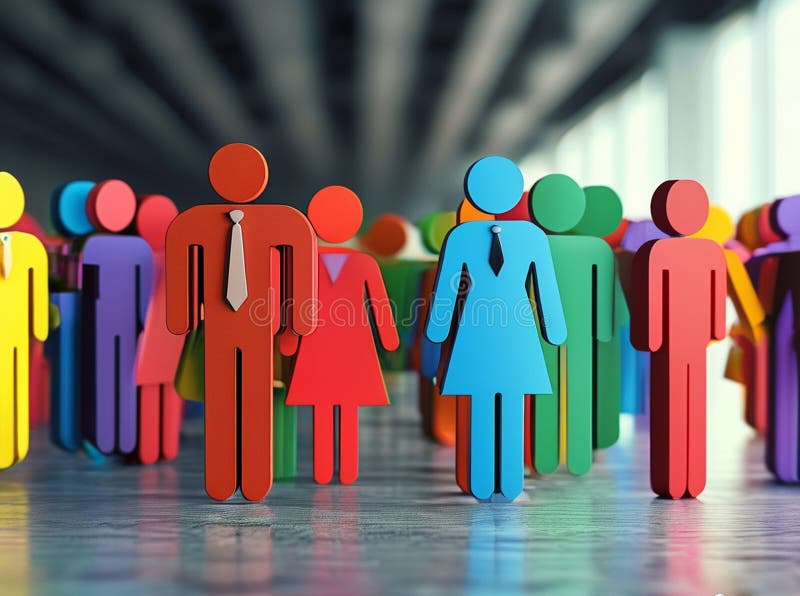 Coronavirus Epidemic Protection Concept with Crowd of People Stock ...