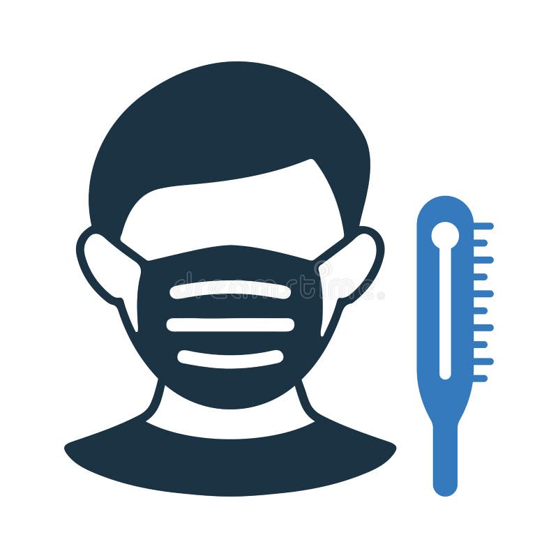 Coronavirus, Fever, Temperature Icon. Simple Editable Vector Design ...