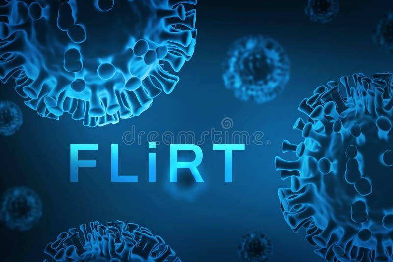 Coronavirus FLiRT Variant Background Design with Virus and Text. New ...