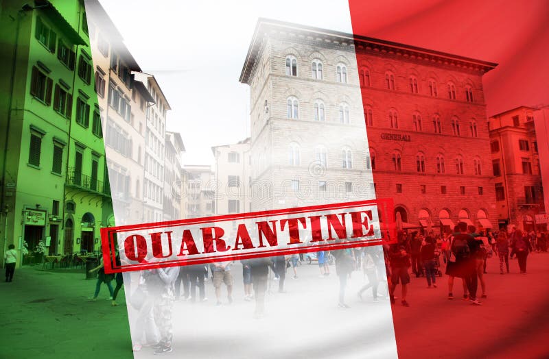 Coronavirus Global Fight - Italy Lockdown Editorial Stock Image - Image ...