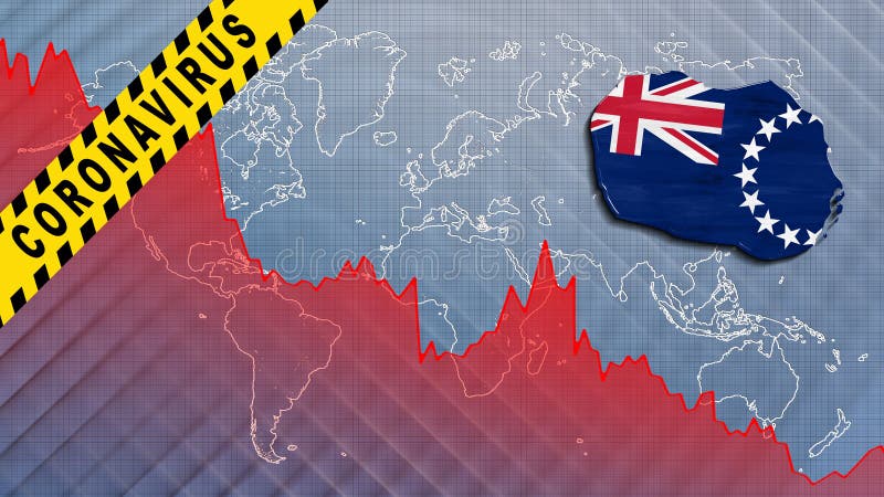 CoronaVirus Impact on Cook Islands Economy Stock Illustration ...
