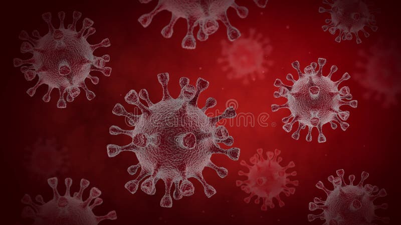 Coronavirus Infection in the Blood through a Microscope Stock Video ...