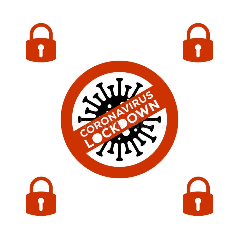 Coronavirus Lockdown Symbol. Coronavirus Pandemic Puts Countries on ...