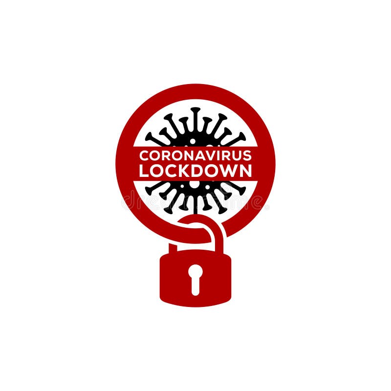 Coronavirus Lockdown Symbol. Coronavirus Pandemic Puts Countries on ...