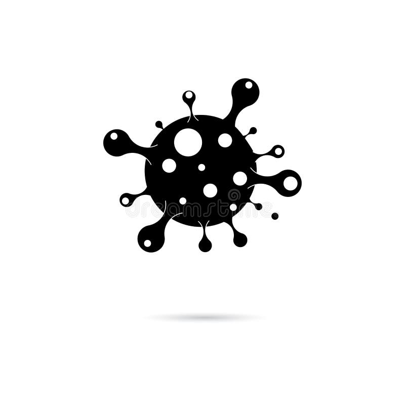 Coronavirus Logo, Icon Design. SARS-CoV-2 Cell Icon Design. Stock ...