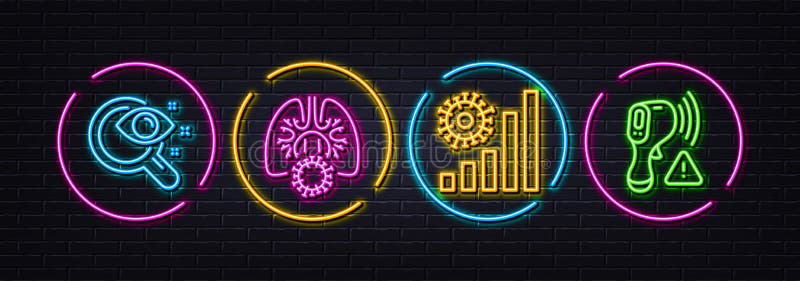 Coronavirus Lungs, Coronavirus Statistics and Vision Test Minimal Line ...