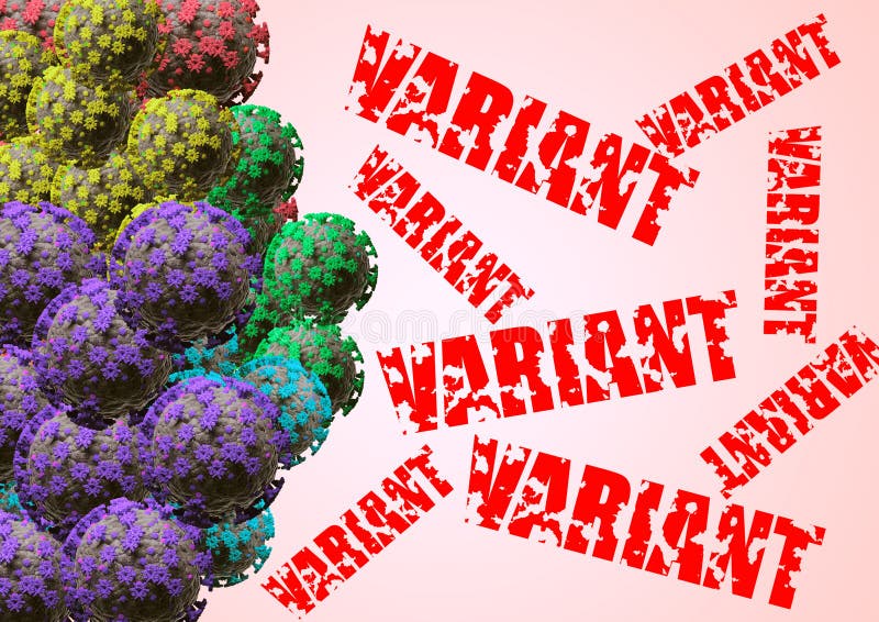 Coronavirus Mutation. New Variant and Strain of SARS CoV 2 Stock ...