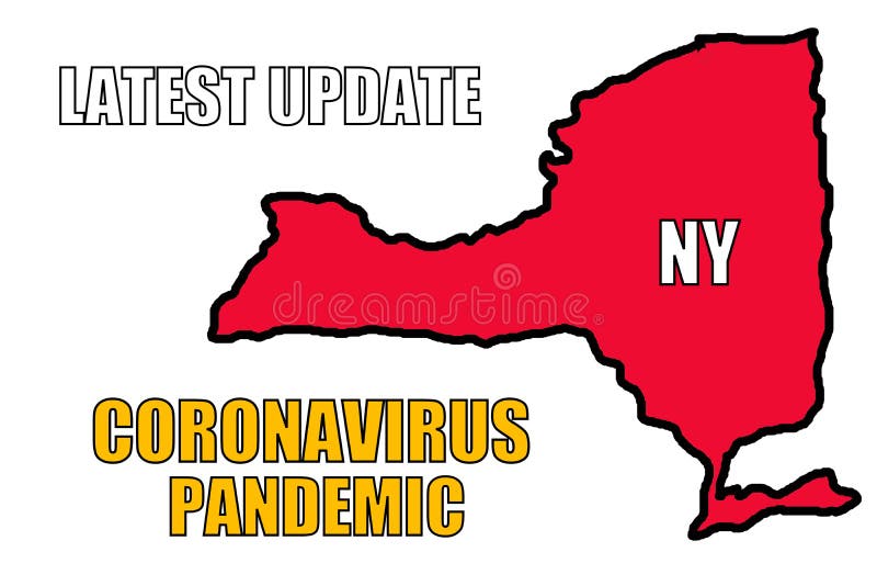 Coronavirus Pandemic and Latest Update with the Map of the State of New ...
