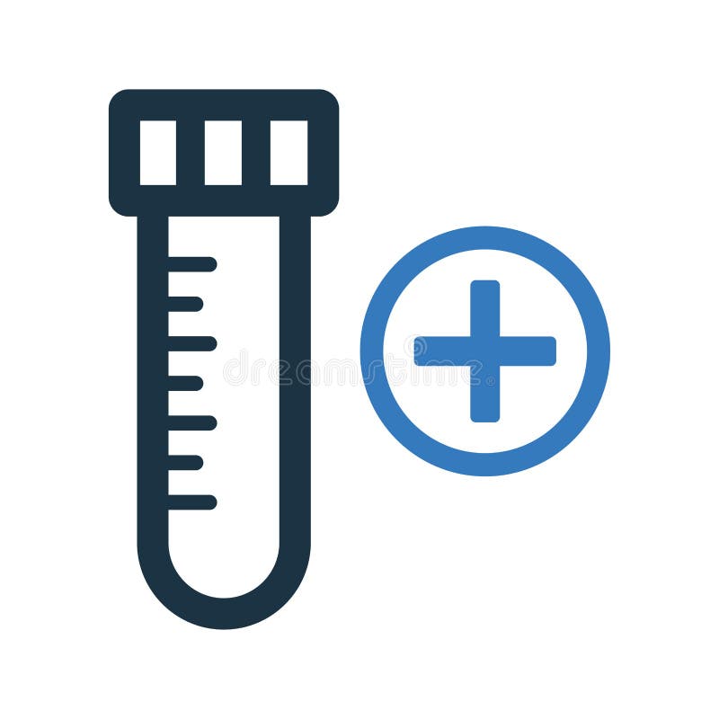 Coronavirus, Positive, Test Icon. Simple Editable Vector Design ...