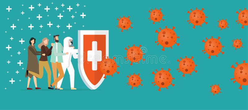 Coronavirus Protection, Human Protected from Virus, Virus Shield ...