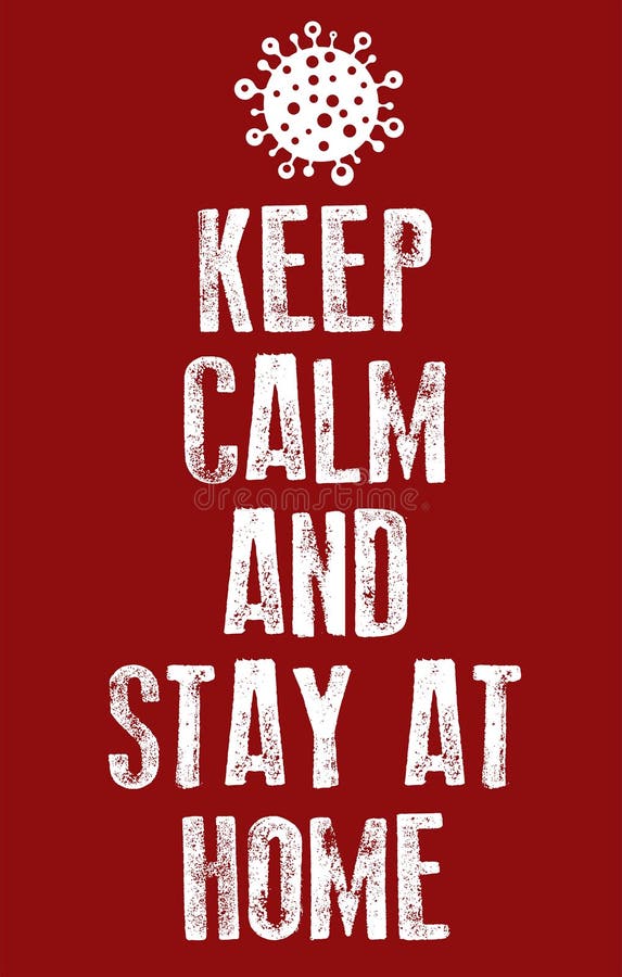 Coronavirus Quarantine Slogan Stock Vector - Illustration of infection ...