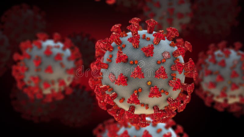 Coronavirus or SARS-CoV-2 or COVID-19 Virus Loopable 3d Animation Video ...