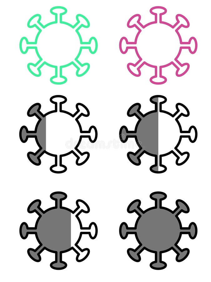 Coronavirus scale stock vector. Illustration of design - 195075282