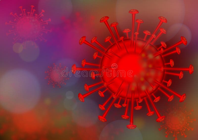 Corona virus science shape stock illustration. Illustration of corona ...