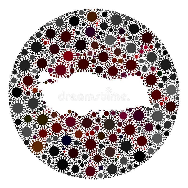 Coronavirus Stencils Redondea Mosaico De Mapa De Turquía Ilustración ... Coronavirus Stencils Redondea Mosaico De Mapa De Turquía Ilustración ...